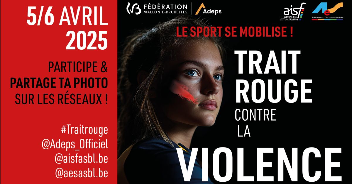 Opération Trait Rouge contre les violences dans le sport : Participe à ...